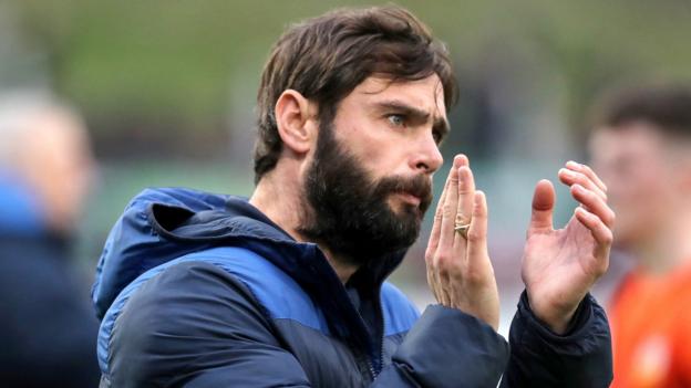 Gary Hamilton: Glenavon boss wins second successive manager of the ...