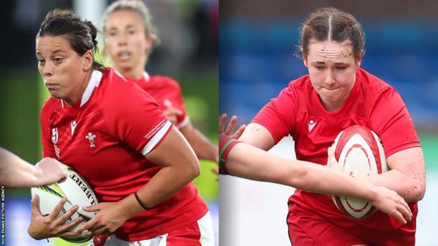 Sioned Harries: Wales back rower packs down with ex-pupil - BBC Sport