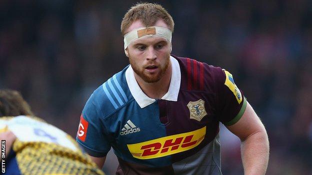 James Chisholm: Back-row forward signs new Harlequins deal - BBC Sport
