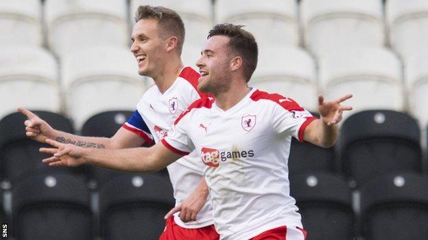 Raith Rovers stretch their lead at the top of League One - BBC Sport