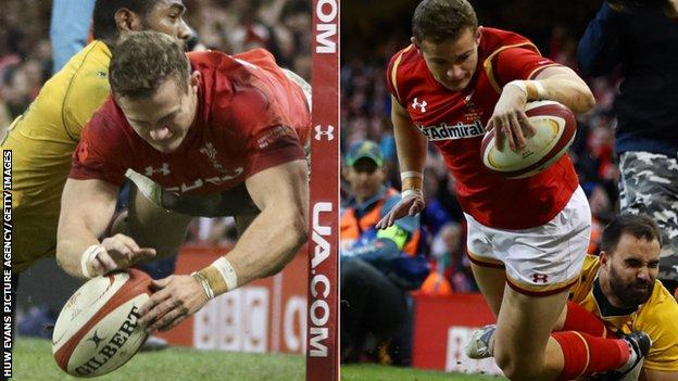 Wales v Georgia: Hallam Amos reflects on his 'leap year' - BBC Sport