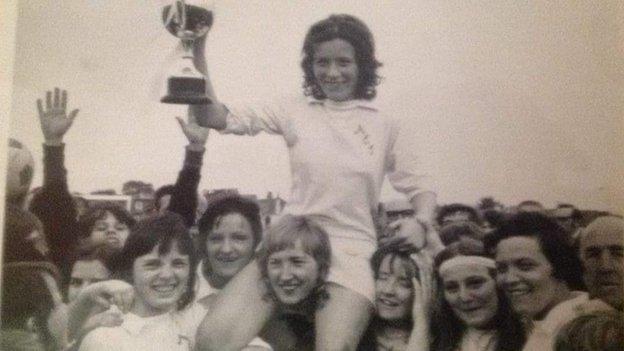 June Hunter receives Scotland cap - 50 years after playing in first ...