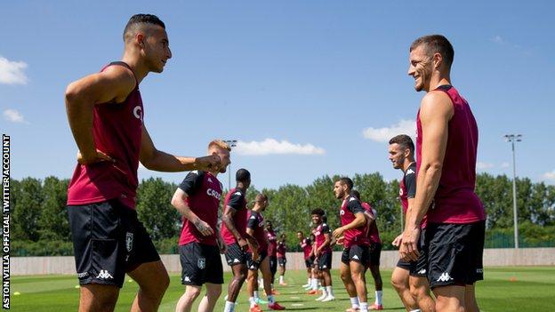 Aston Villa: 2021-22 pre-season in pictures - BBC Sport