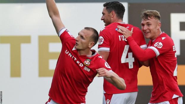Wrexham 4-2 Walsall: Dragons earn first League Two win of season - BBC ...