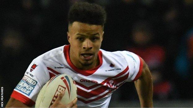 Regan Grace: Wales winger to stay at St Helens until 2021 - BBC Sport