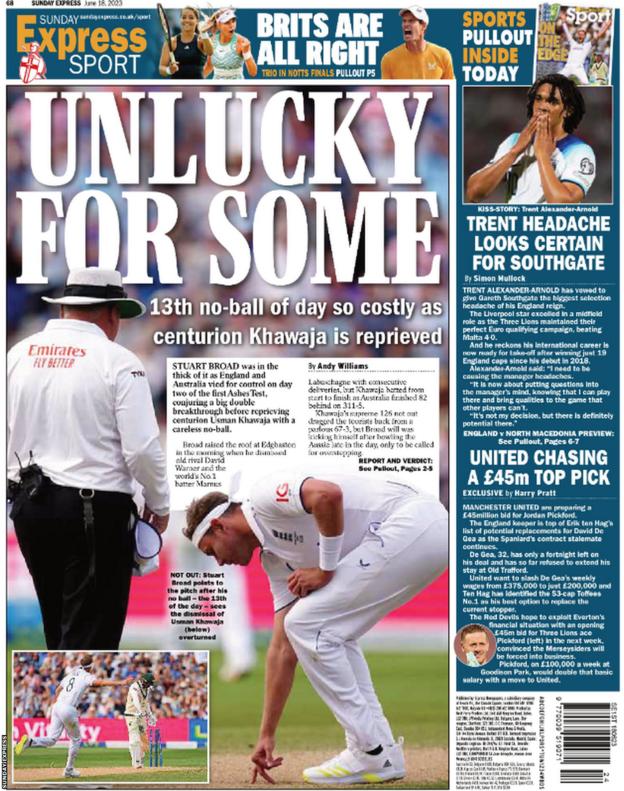 Sunday's back pages - BBC Sport