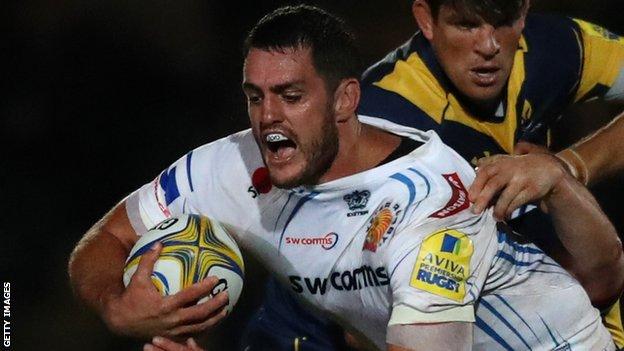 Dave Dennis: Exeter's Australian forward ruled out for '10-12 weeks ...
