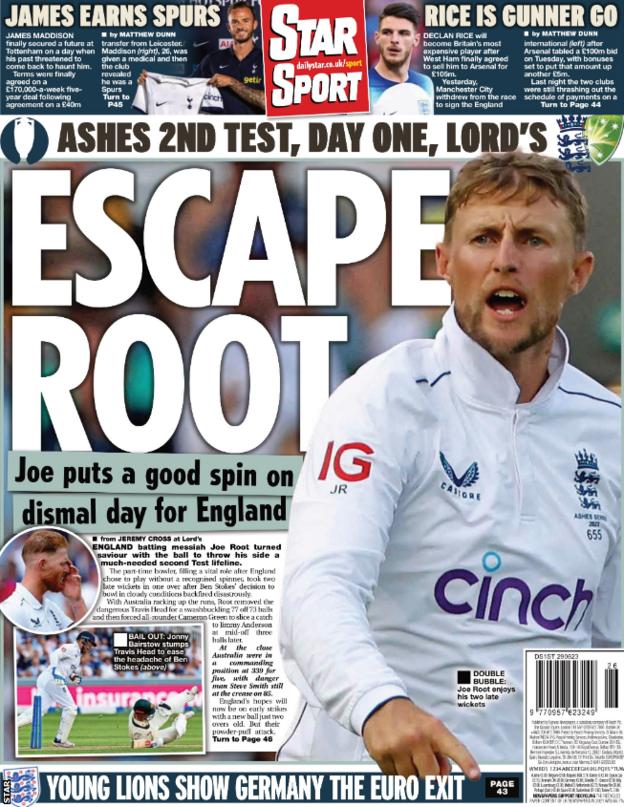Thursday's back pages - BBC Sport