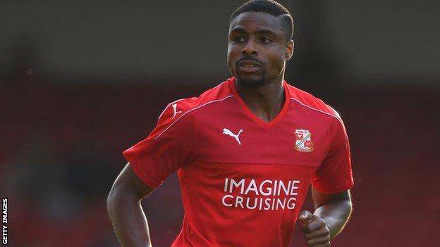 Jonathan Obika: Swindon Town striker set for return after knee problem ...