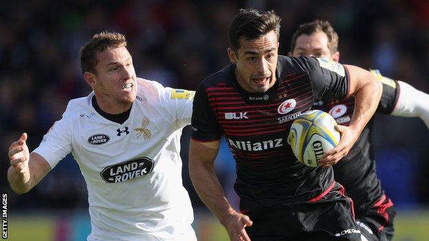 Alex Lozowski: Saracens boss Mark McCall not resigned to losing fly ...