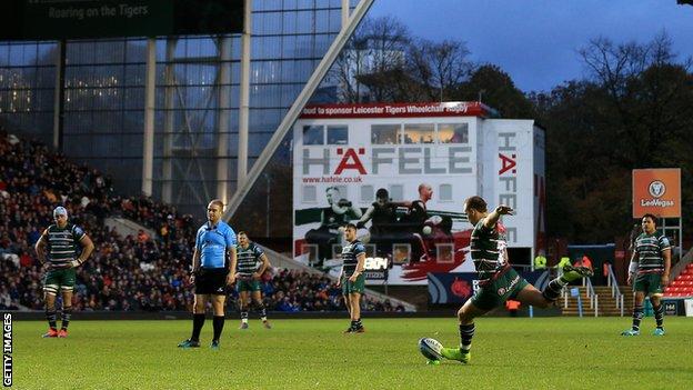 Premiership: Tom Hardwick's late penalty helps Leicester beat ...