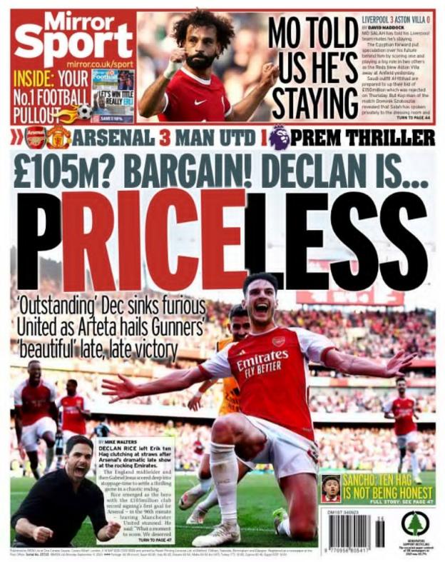 Monday's back pages - BBC Sport