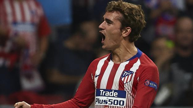 Atlético Madrid 3-1 Club Brugge: Antoine Griezmann scores twice for ...