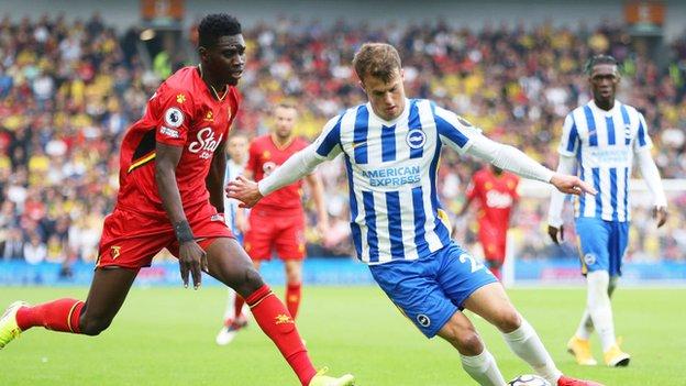 Solly March: Brighton winger commits future to club until 2024 - BBC Sport