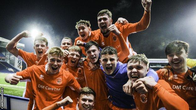 Blackpool's youth team making headlines against backdrop of ongoing ...