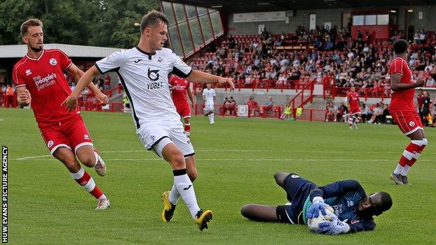 Liam Cullen: Swansea City striker signs new contract to summer 2022 ...