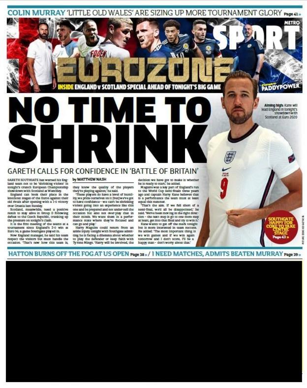 Friday's back pages - BBC Sport