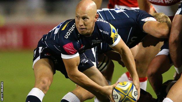 Peter Stringer: Sale Sharks scrum-half suffers arm injury - BBC Sport
