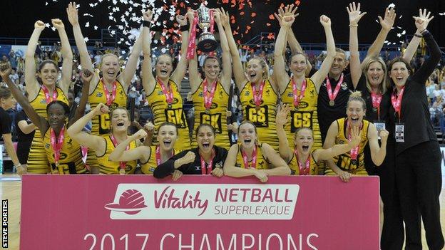 Netball Superleague: Wasps beat Loughborough Lightning in Grand Final ...