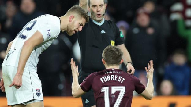 Alan Forrest: Hearts winger's yellow card for diving rescinded on ...
