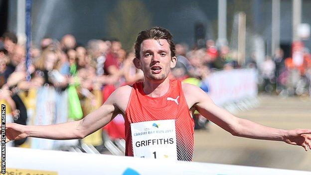 Dewi Griffiths: Welshman sets quickest British marathon time for three ...