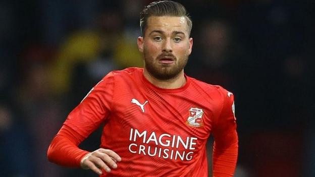 Jordan Lyden: Swindon Town midfielder signs new deal - BBC Sport