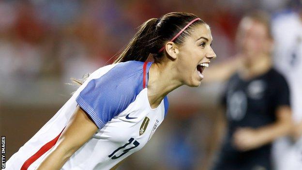 Alex Morgan: 'Highly impaired' USA striker escorted out of Disney's ...