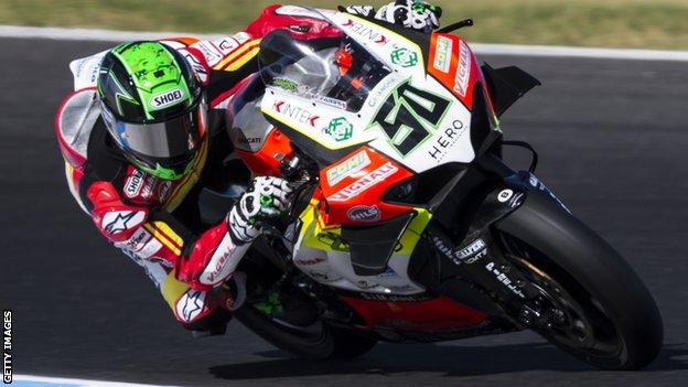 World Superbikes: Laverty to make racing return at Donington Park - BBC ...