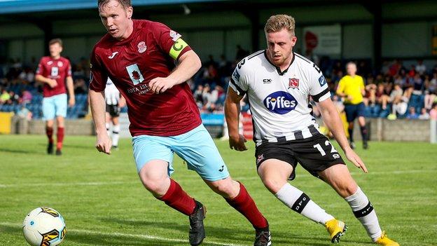Irish Premiership: On-loan Dundalk striker Sam Byrne leaves Glentoran ...