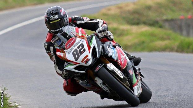 Derek Sheils secures Skerries successes in Superbike class - BBC Sport