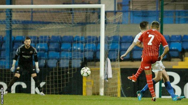 NI League Cup: Loughgall knock Glenavon out as Annagh United defeat ...