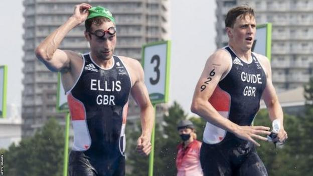 World Triathlon Championships: Britain's Dave Ellis and guide Luke ...