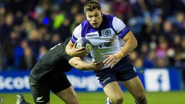 New Zealand display sets standard for Scotland, says Huw Jones - BBC Sport