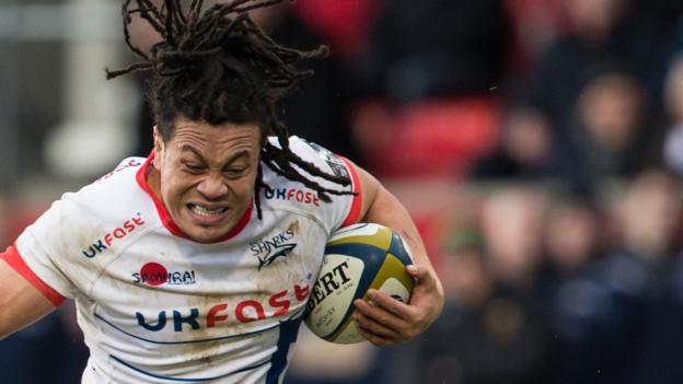 TJ Ioane: London Irish sign Samoa international from Sale Sharks - BBC ...