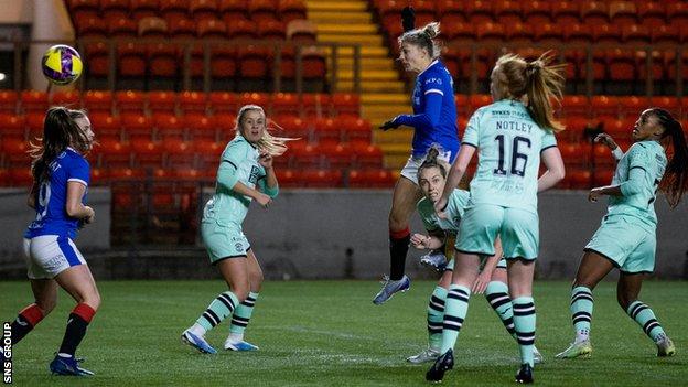 SWPL: Rangers 4-0 Hibernian - Defending champions move four points ...