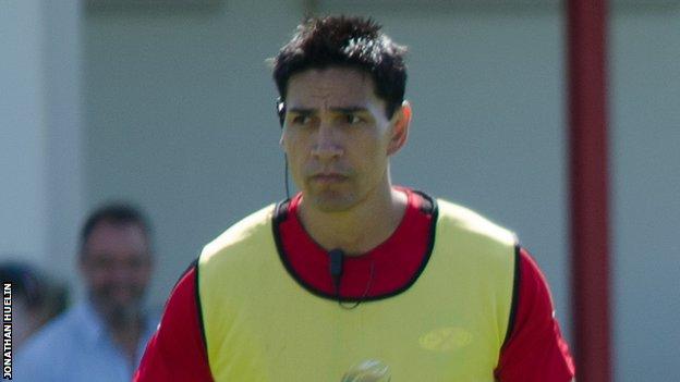 Regan King: Jersey Reds players learning from former All Black - BBC Sport