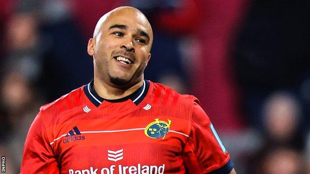 Munster 34-20 Edinburgh: Simon Zebo's hat-trick lifts Irish province to ...