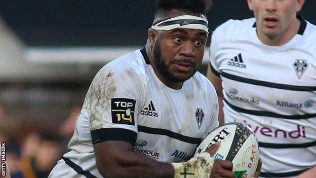 Mesake Doge: Dragons sign Fiji international prop - BBC Sport