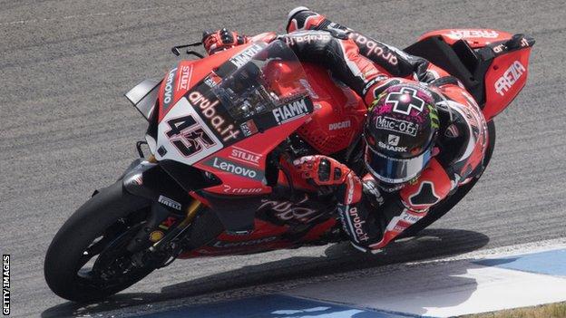 World Superbikes: Series rookie Scott Redding completes win double at ...