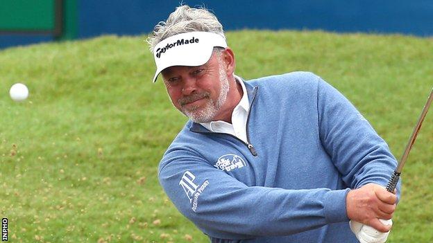 Darren Clarke: Ex-Open champion three behind on senior debut in US ...