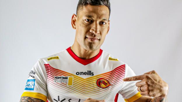 Israel Folau: Catalans Dragons signing set for debut against Castleford ...
