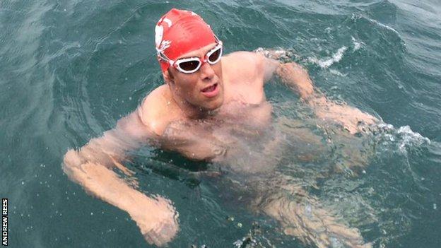 Andrew Rees: First deaf man to swim English Channel solo hopes to ...