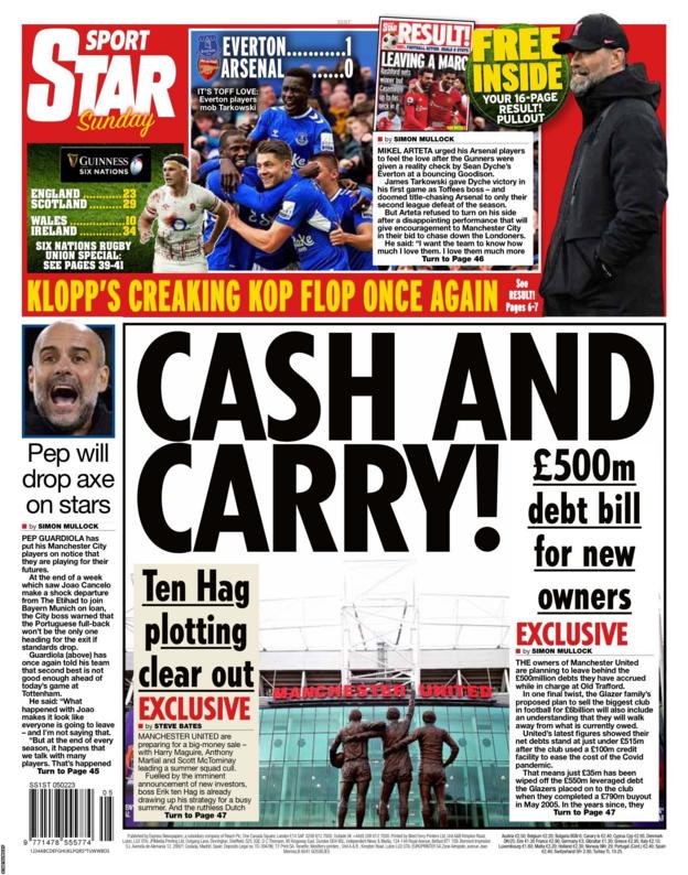 Sunday's sports pages - BBC Sport