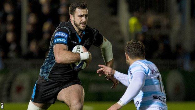 Scotland centre Alex Dunbar extends stay with Glasgow Warriors - BBC Sport
