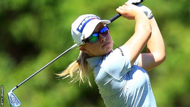 Women's PGA Championship: England's Jodi Ewart Shadoff one shot off ...