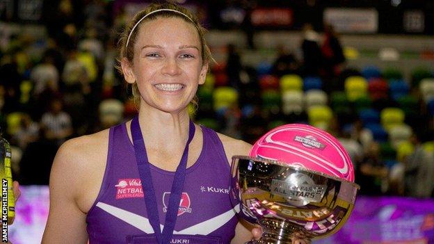 Jo Harten shoots Loughborough Lightning to British Fast5 Netball All ...