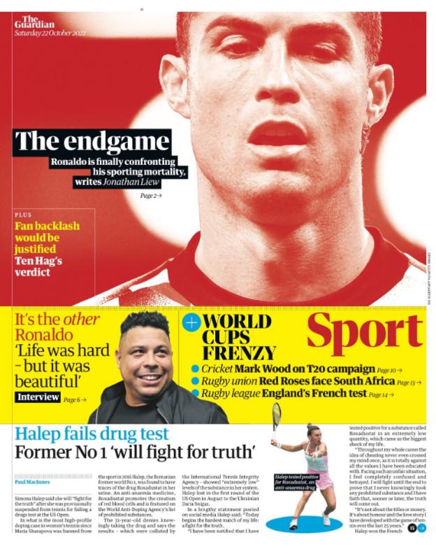 Saturday's back pages - BBC Sport