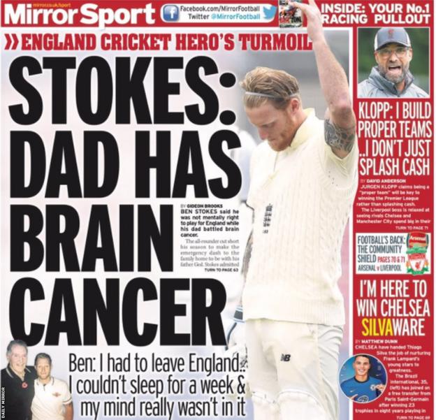 Saturday's back pages - BBC Sport