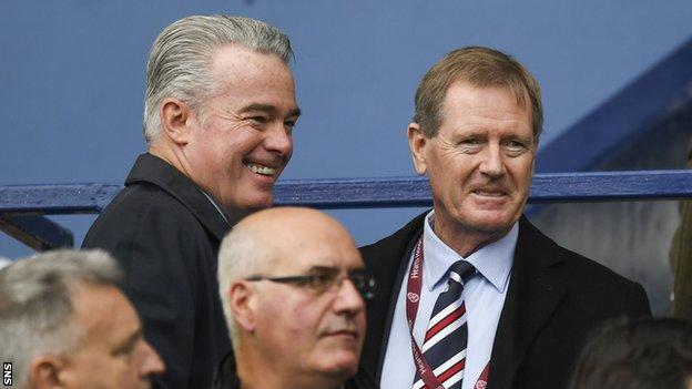 Rangers: Paul Murray and Barry Scott resign as club directors - BBC Sport