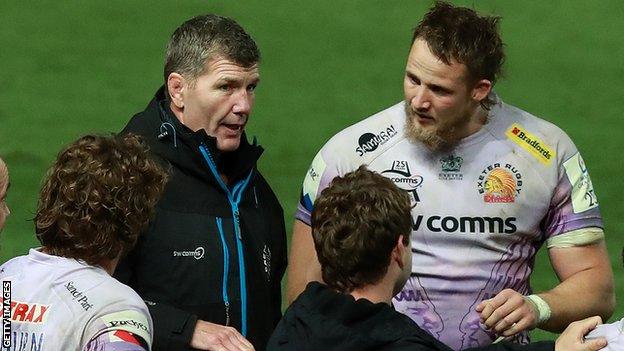 Rob Baxter: Exeter boss may have England ambition says Chiefs chairman ...
